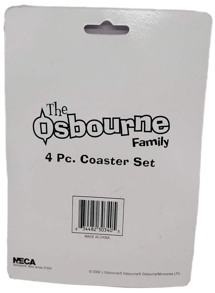 NECA 2002 The Osbourne Family 4 Pc. Coaster Set | eBay