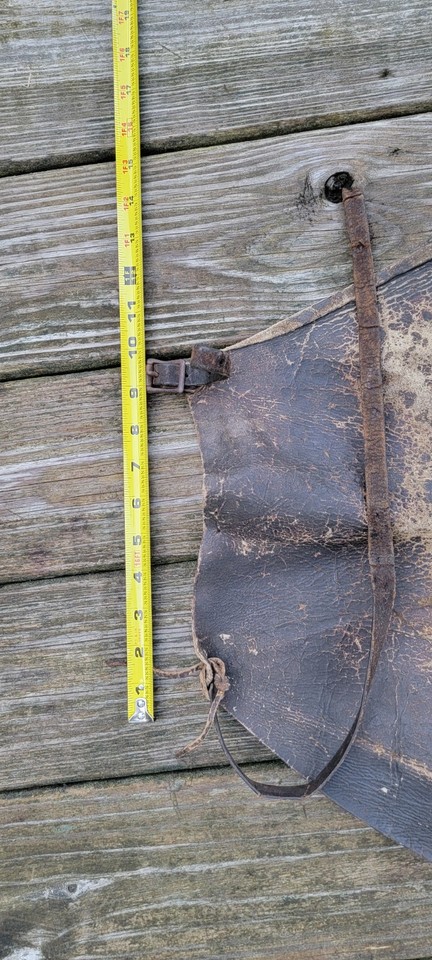 Vintage Primitive Leather Apron Chaps Farrier Cowboy Blacksmith Hay ...