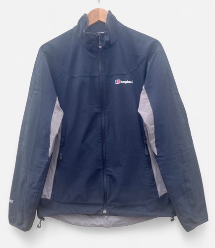 Berghaus Windstopper Men’s Soft Shell Black Grey Full Zip Jacket ...