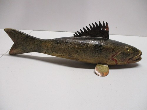 DAVID PERKINS WALLEYE-DFD-FISH SPEARING DECOY-ICE FISHING LURE | eBay