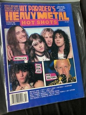 Hit Parader’s heavy metal hot shots October 1986 | eBay