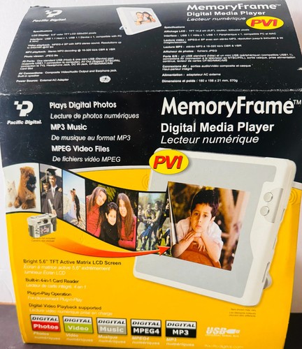Memory Frame Pacific Digital Media Player 5.6 High Quality TFT LCD ...