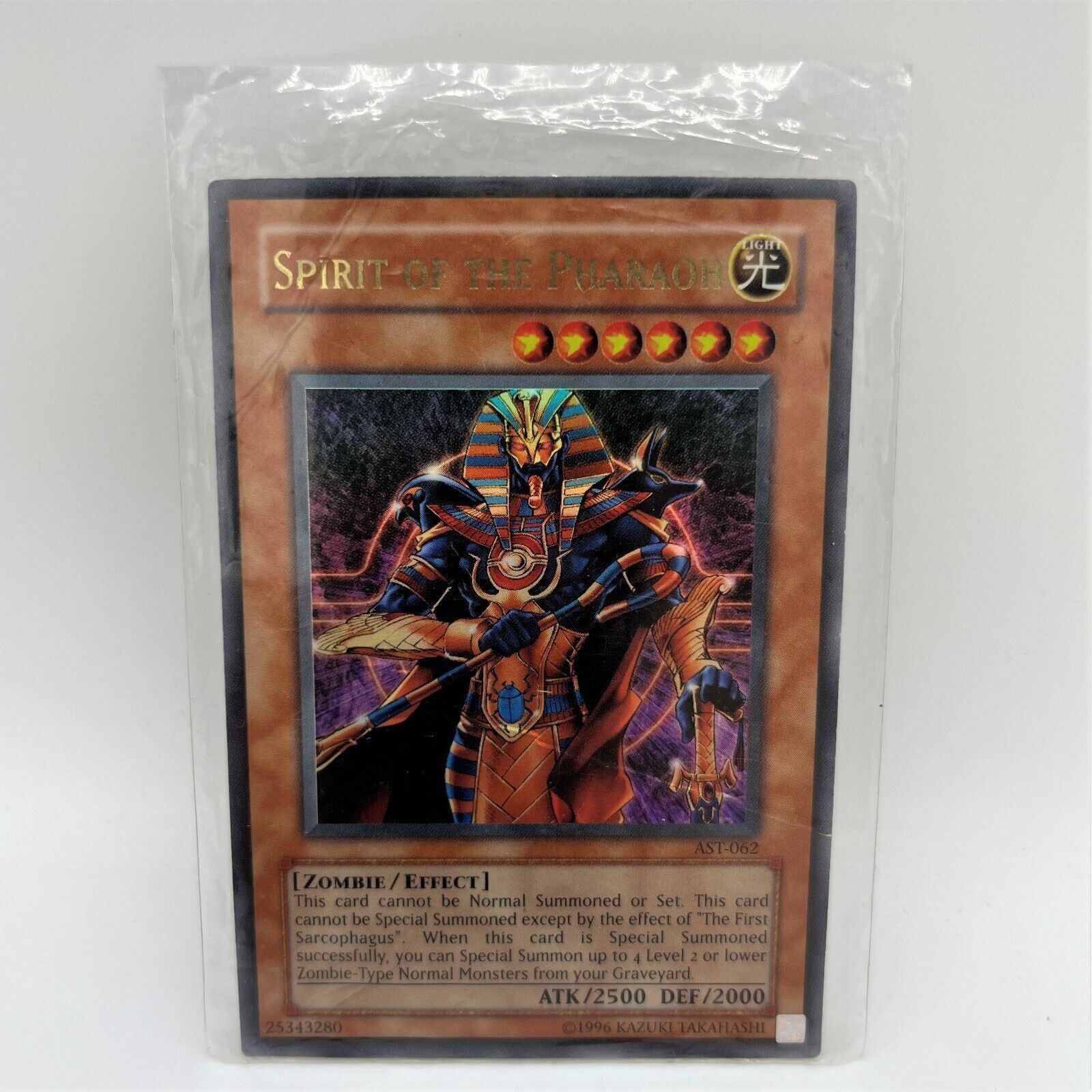 Yugioh Spirit of the Pharaoh AST-062 Ultra Rare Unlimited Card Holocard ...