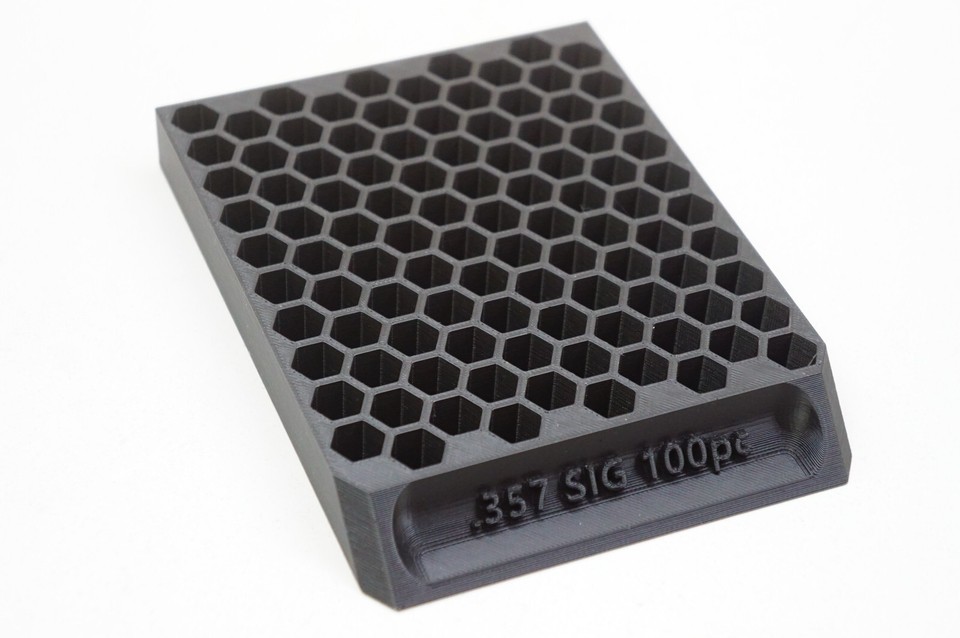 Bullet tray Reloading Block .357 SIG Dillon Hornady RCBS 3D Frankford ...