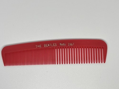 Beatles Vintage Red Fine Tooth Comb NEMS 1964 John Paul George Ringo | eBay
