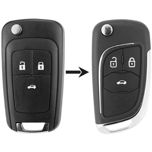 Holden 3 Button Car Key Replacement Upgrade Cruze, Trax, Barina, VF ...