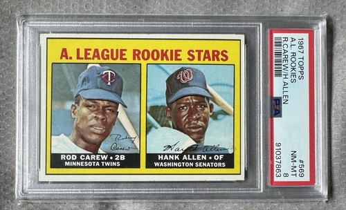 1967 TOPPS Rod Carew RC #569 PSA 8 NM-MT | eBay