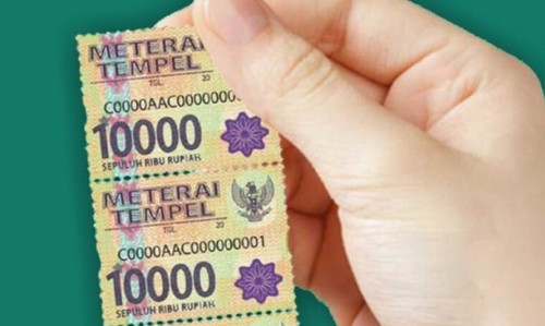 5x Indonesian Stamp Materai Rp 10000 | eBay