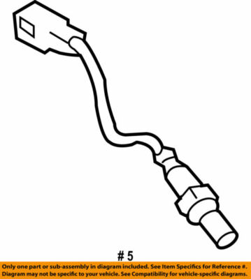 89465-60370 Toyota Sensor, oxygen 8946560370, New Genuine OEM Part | eBay