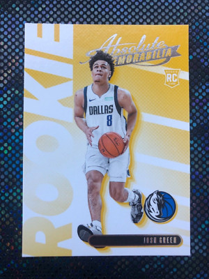 JOSH GREEN 2020-21 Panini Absolute Yellow Rookie RC #18 MAVERICKS | eBay