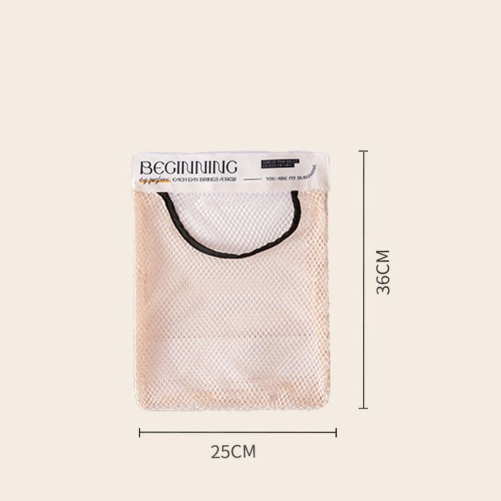 Reusable Kitchen Hanging Mesh Bag Polyester Net Pocket Kitchen Storage ...