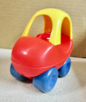 Vintage Little Tikes Toddle Tots Cozy Coupe Car Dollhouse Red Yellow ...