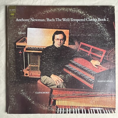 ANTHONY NEWMAN Bach: Well-Tempered Clavier Book 2 1974 2xLP Columbia M2 ...