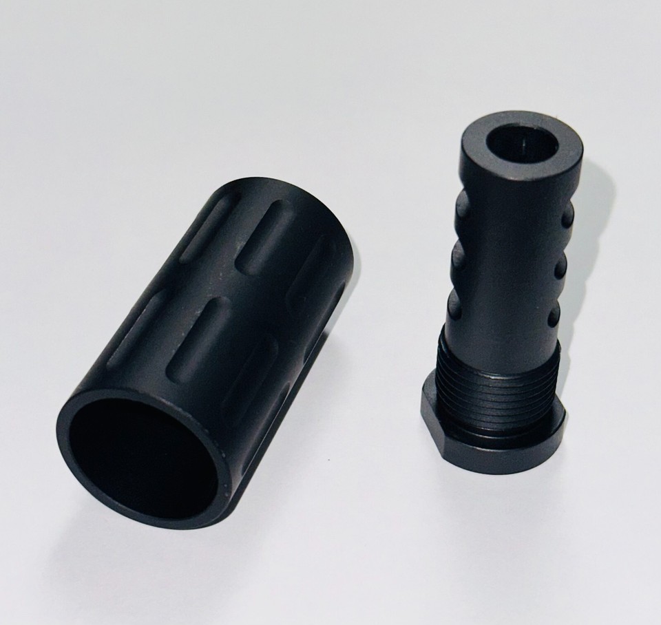 Muzzle Brake 1/2X28 TPI For .22LR .223 5728 With 13/16X16 Sound ...