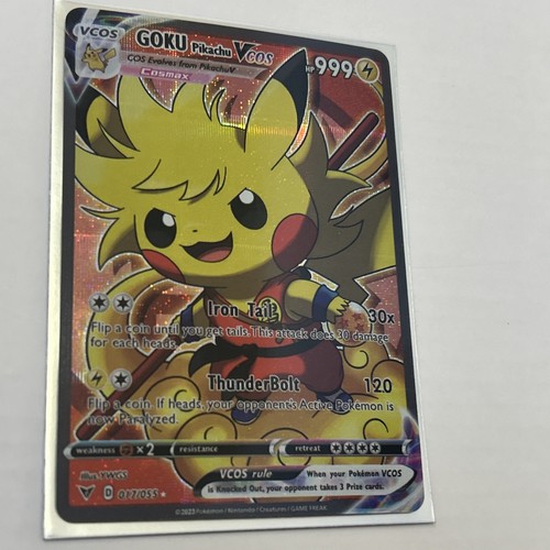 ☄️ Goku Pikachu VCOS Pokemon Card | eBay