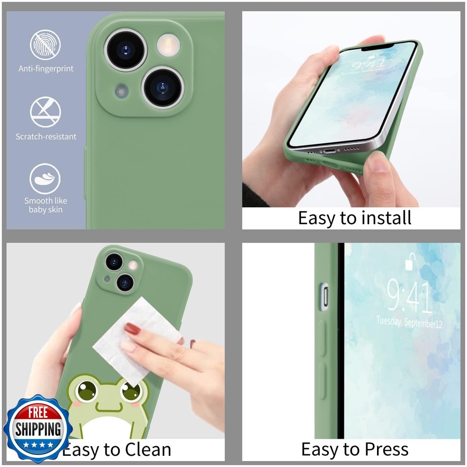 Wihytec Green Frog Phone Case for iPhone 15 PRO Cute Frog Case Co | eBay