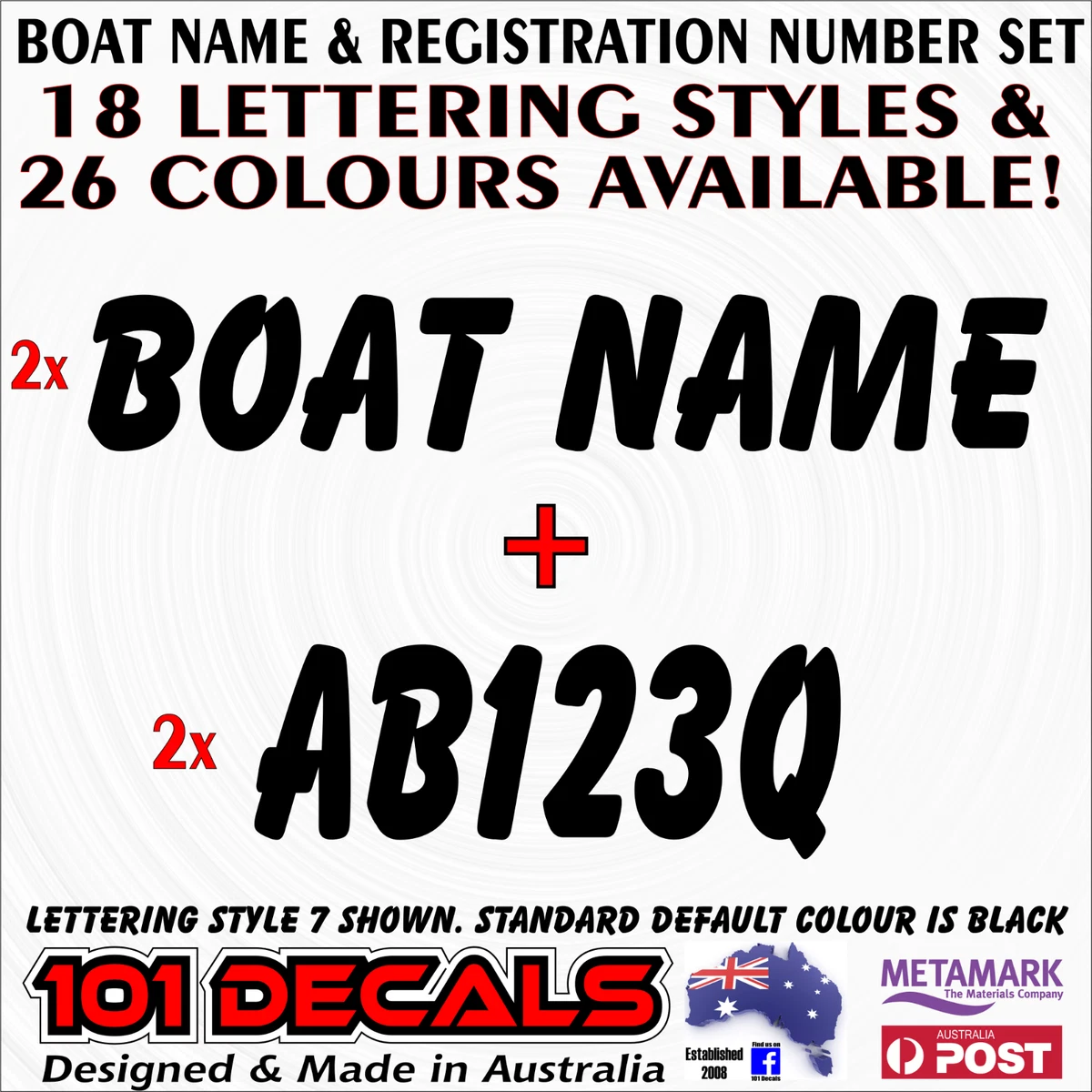 Boat Name Lettering Styles