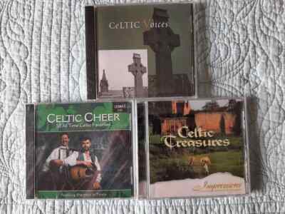 Lot 3 Celtic Voices Celtic Cheer Celtic Treasures CD new love ...