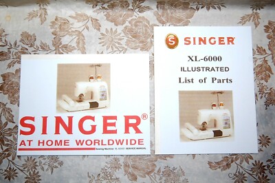 2-Book Library of Service Manuals for Singer Sewing Machines of Class ...