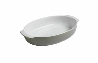 Pyrex Signature Ceramic Oval Roaster with Grips 30 x 20cm - Grey | eBay UK
