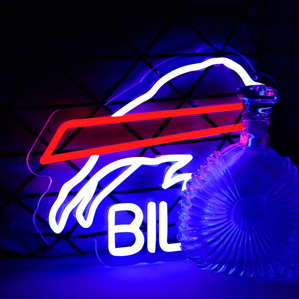 Football Neon Sign Football Team Neon Lights up Signs for Wall Football ...