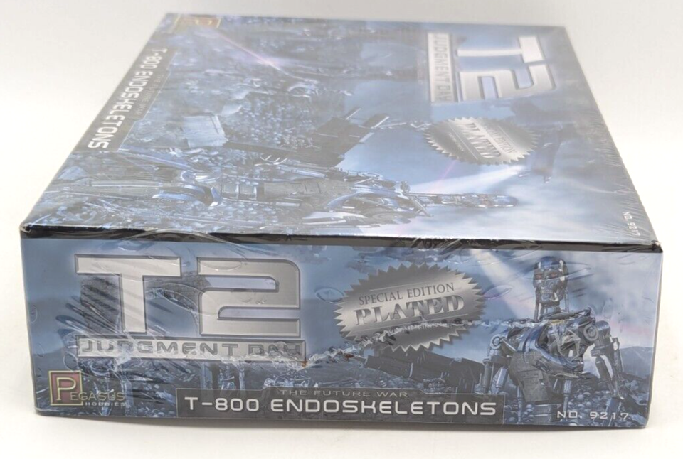 Pegasus 9217 T2 Judgement Day T-800 Endoskeletons Chrome Diorama Model ...