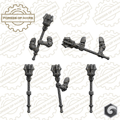 Marines - Imperial - Long Power Mauls (x2+3R) - Compatible 40K | eBay