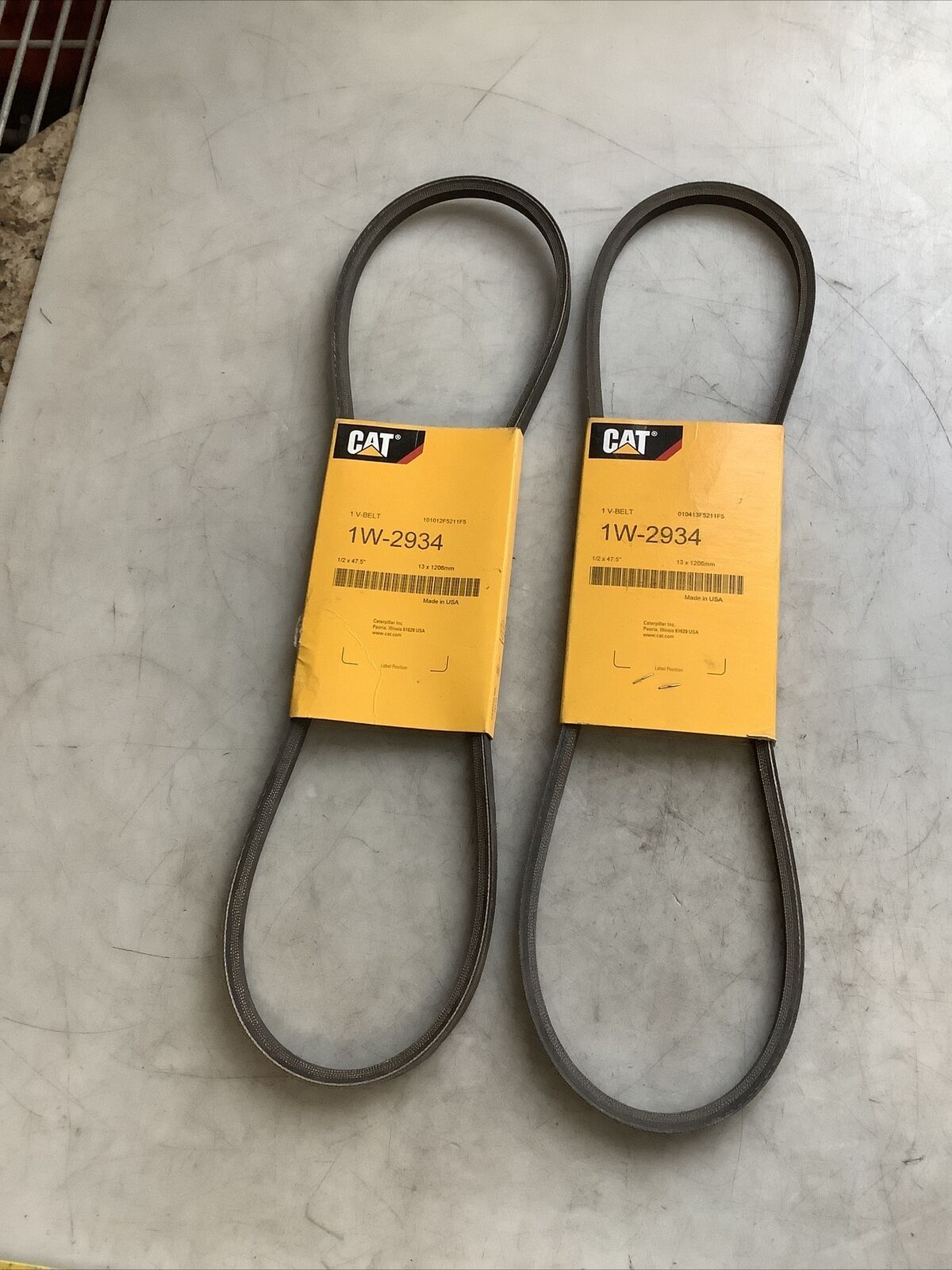 CAT 1W-2934 V-BELT 476 - LOT OF 2 | eBay