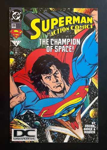 Action Comics #696 Hi-Grade Rare DC Universe UPC Variant Superman DC ...
