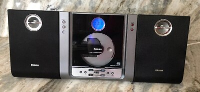 Philips MC235B/37 Micro Home System Shelf CD Player | AM/FM Radio | CD ...