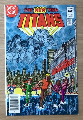 New Teen Titans #26 DC Comics Copper Age George Perez 1st app Terra vf ...