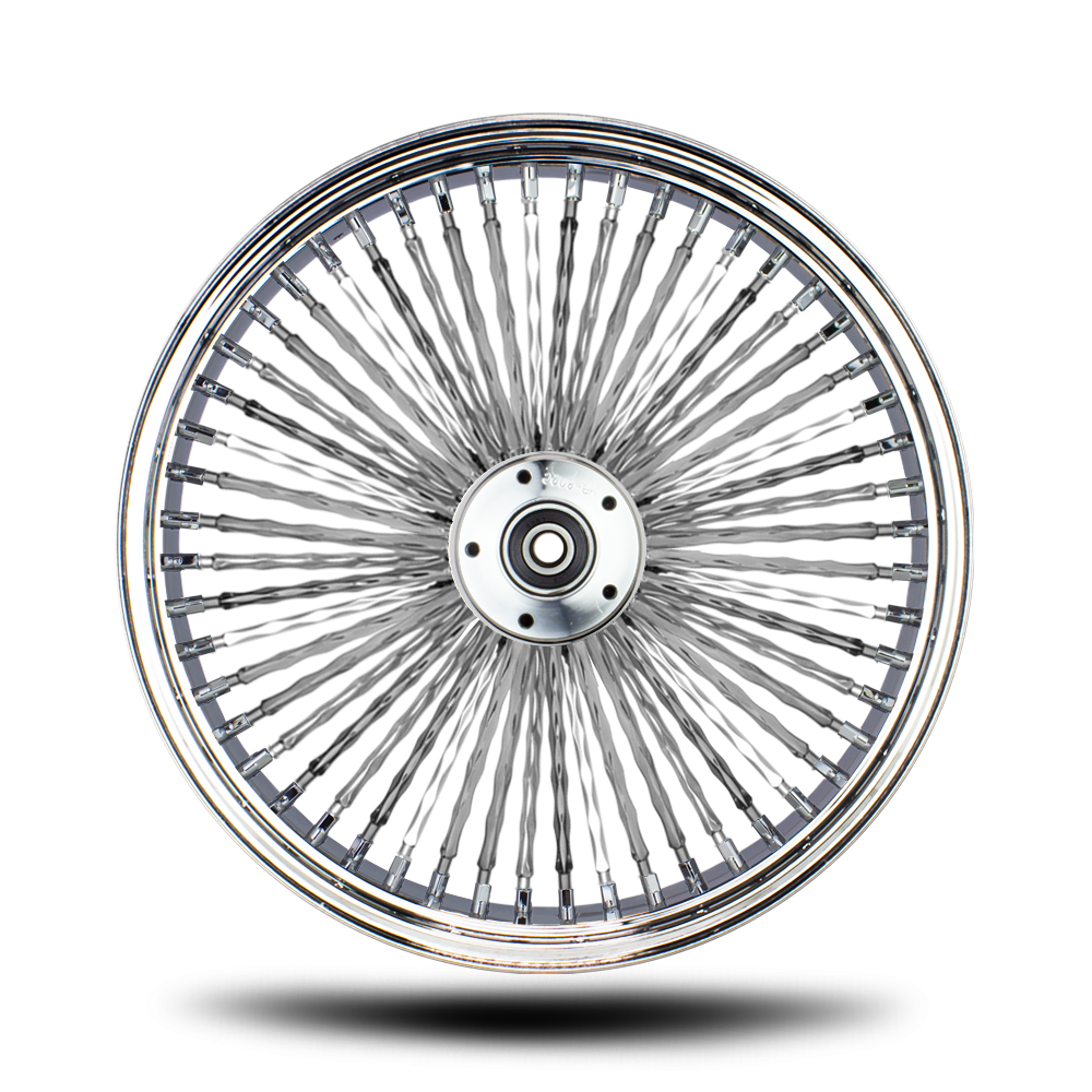 21"x 3.50" DNA MAMMOTH 52 TWISTED SPOKE FRONT WHEEL 00-06 HARLEY ...