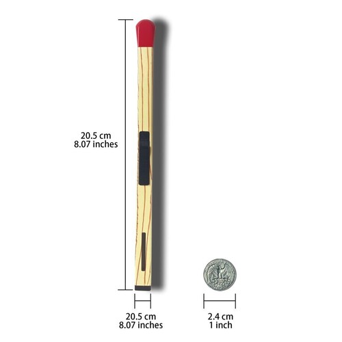 3 PACK 8" Match Stick Shaped Multipurpose Butane Lighter BBQ Candle ...