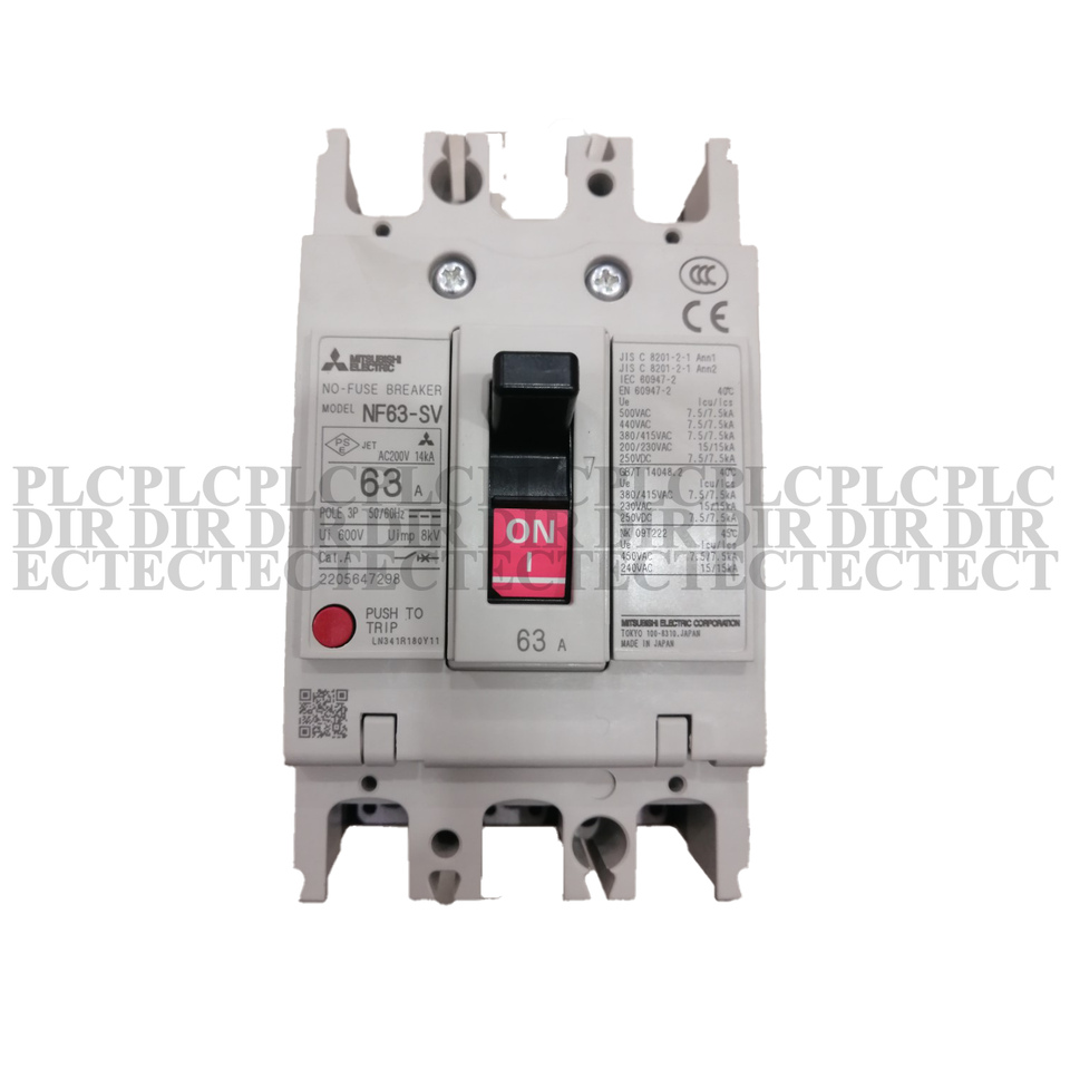 NEW Mitsubishi NF63-SV Circuit Breaker 3P 63A | eBay