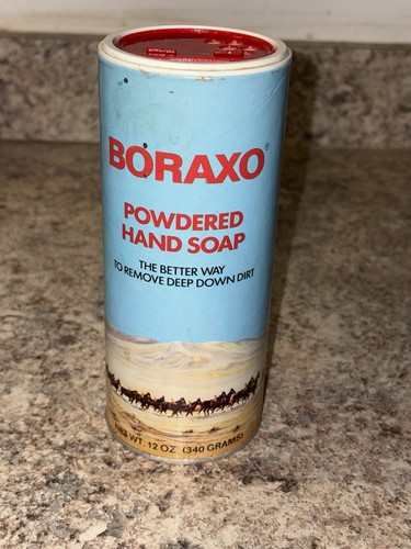 Vintage New Boraxo Powdered Hand Soap 12 Oz 1988 Dial Corp Removes Dirt ...