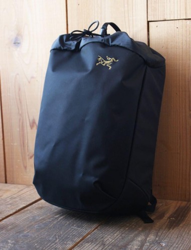 Arc'teryx Arro 20 Backpack Black Gold Logo Used Discontinued Compact ...