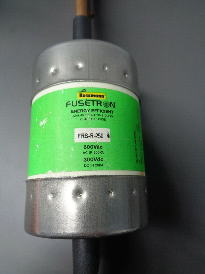 Nice Bussmann FRS R 250 Amp Fuse Energy Efficient Class RK5 600 Volt | eBay