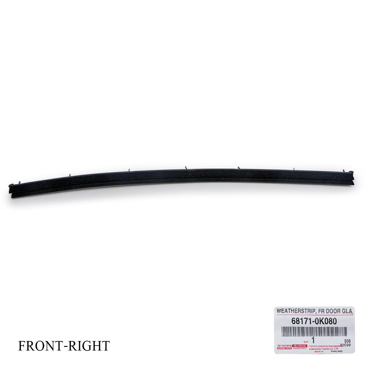 681710K080 Genuine Toyota Weatherstrip FR Doo 68171-0k080 for sale ...
