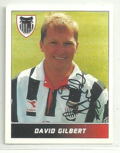 David Gilbert - GRIMSBY TOWN - Signed Panini Sticker [Unused] | eBay