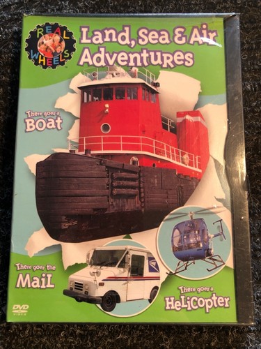 Real Wheels - Land Air And Sea Adventures (DVD, 2004, Gift Box With Toy ...