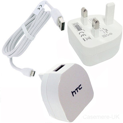 HTC Charger with USB Cable For HTC One M7 M8 M9 - TC B270 Mains Charger ...