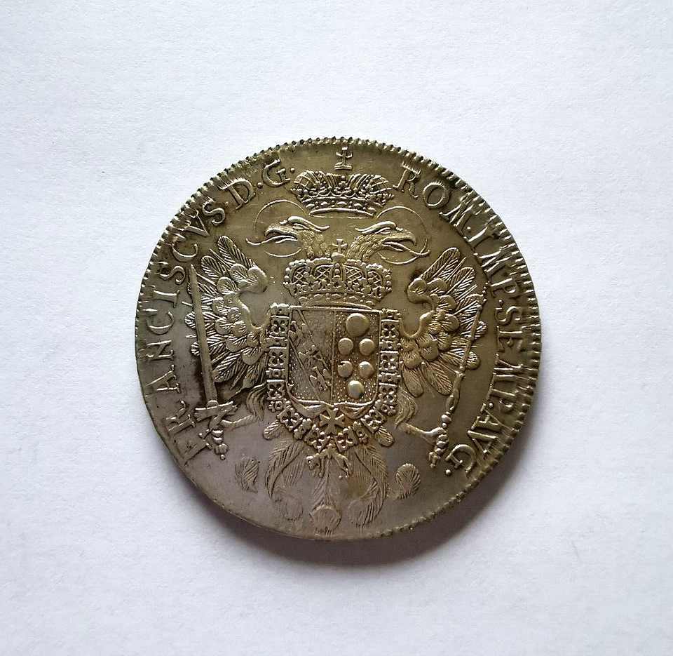 1765 SS-GNR German States NURNBERG Thaler Silver Coin | eBay