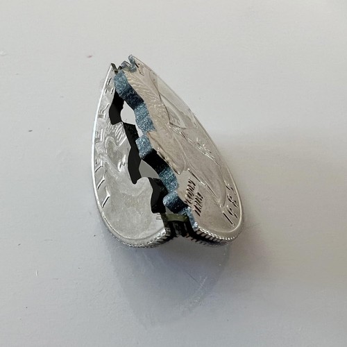 Hinged Bite and Folding Quarter Coin, Magic Trick, Quarter Magic | eBay