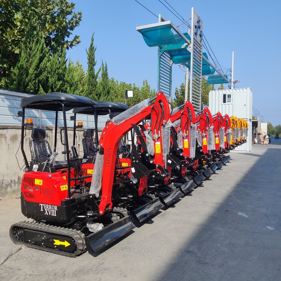 4,000 lbs Terror XVIII Mini Excavator, EPA Certified KUBOTA D902 Diesel ...