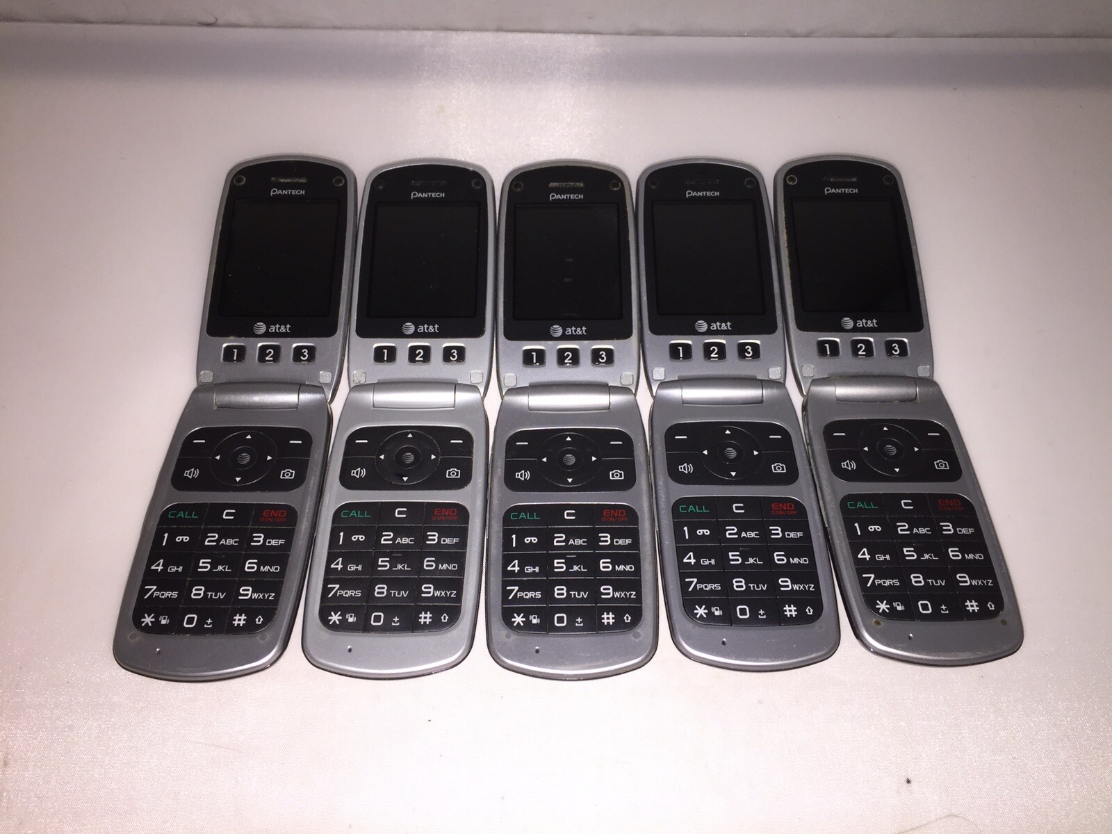 Pantech Breeze C520 Grey (AT&T) Cellular Flip Phone | eBay