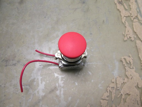 Mafelec L22 BPMR 33 RC V push/pull switch 1" E stop emergency [F-3] | eBay