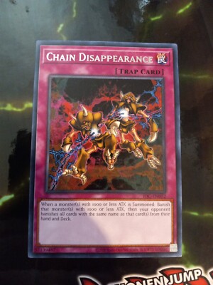 YuGiOh! - Chain Disappearance IOC-EN052 Rare 25th Anniversary Edition ...