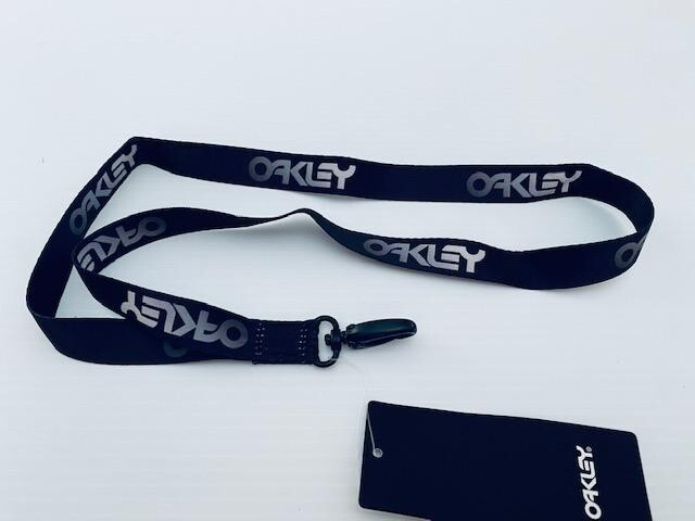 OAKLEY NWT B1B Crazy Wanderlust Lanyard Key Chain ID Document Holder ...