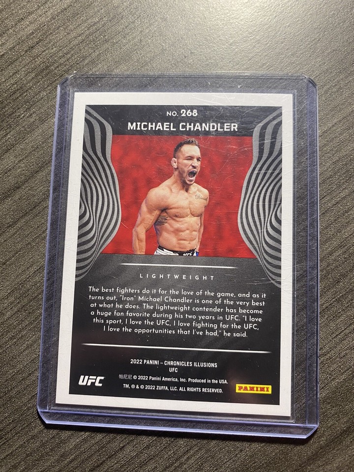 /199 “Iron” Michael Chandler - 2022 Chronicles UFC Illusions Red #268 ...