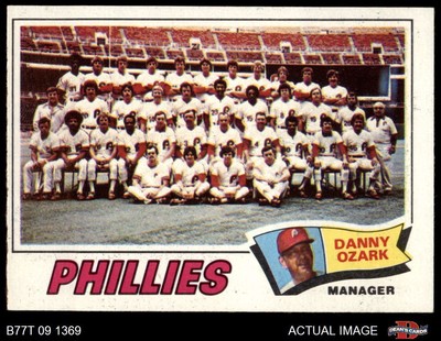 1977 Topps #467 Danny Ozark Phillies Team Checklist MANAGER 5 - EX | eBay